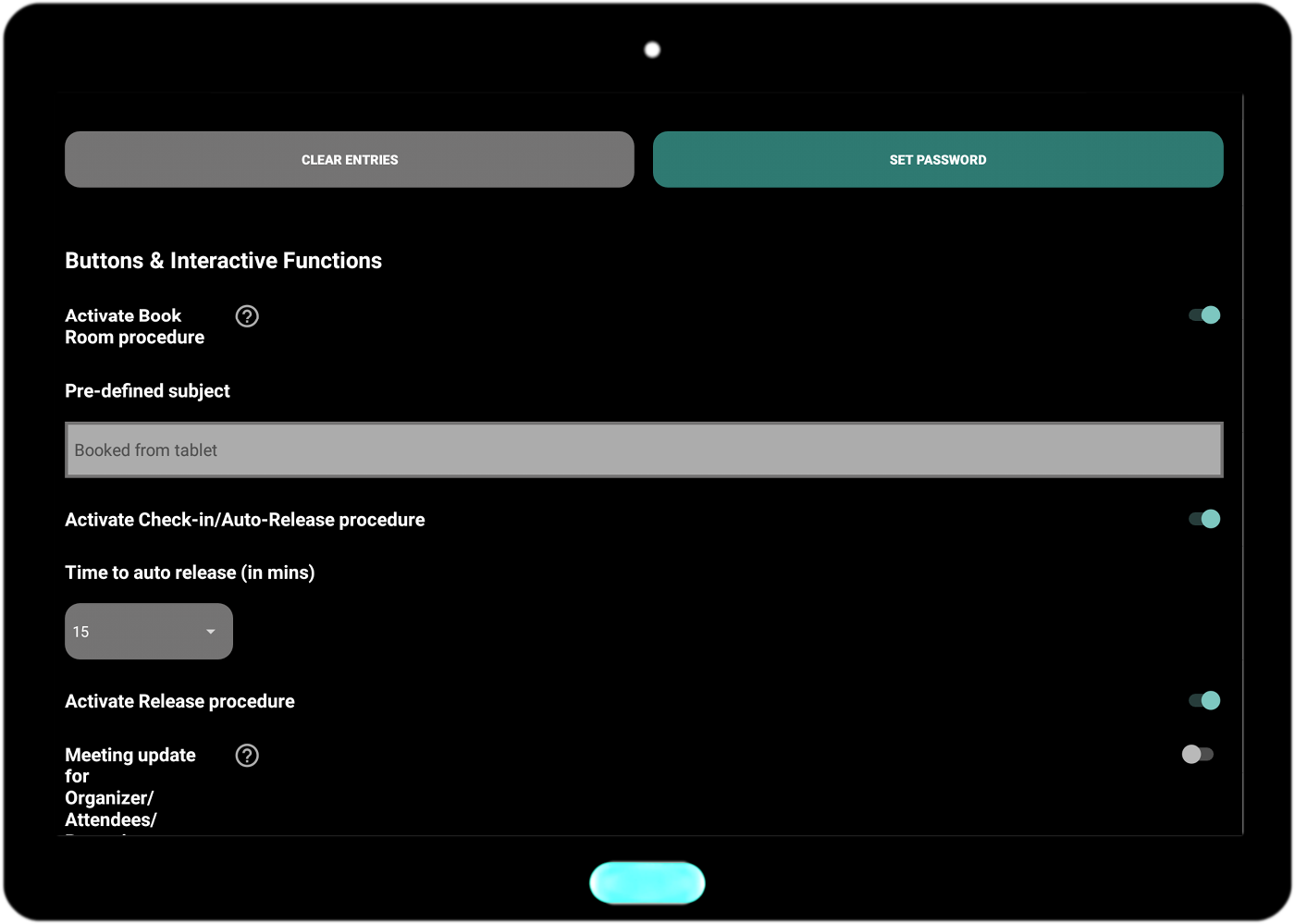 Features & Benefits > Meeting Room Schedule Display App