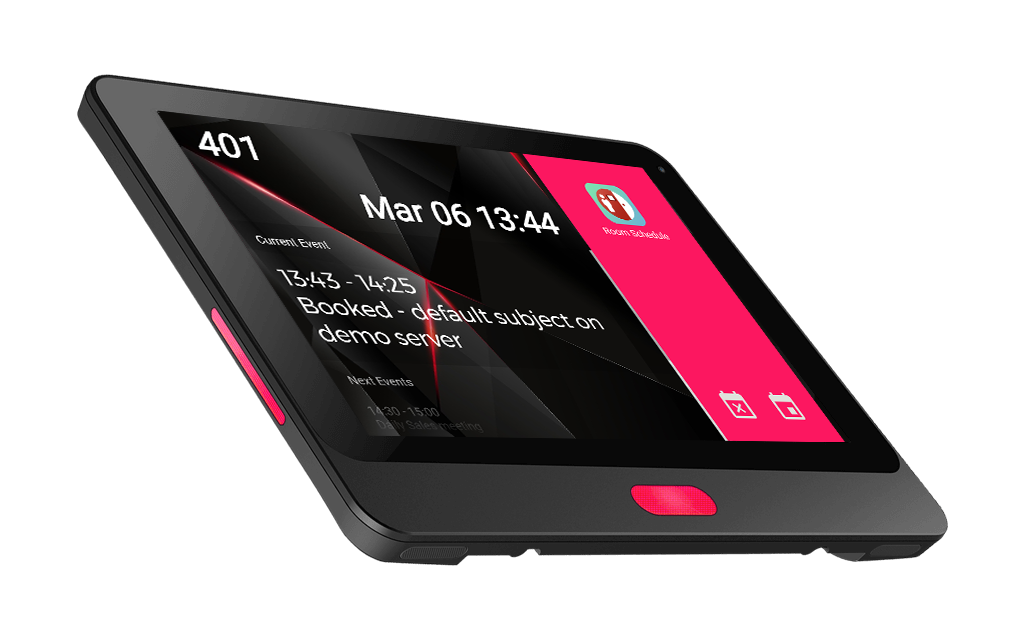 Meeting Room Schedule Display > A calendar display solution