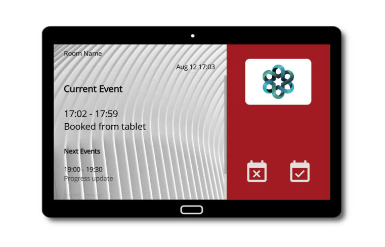 Meeting Room Schedule Display > A calendar display solution