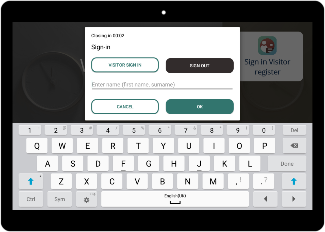 Sign In & Visitor Register » Meeting Room Schedule