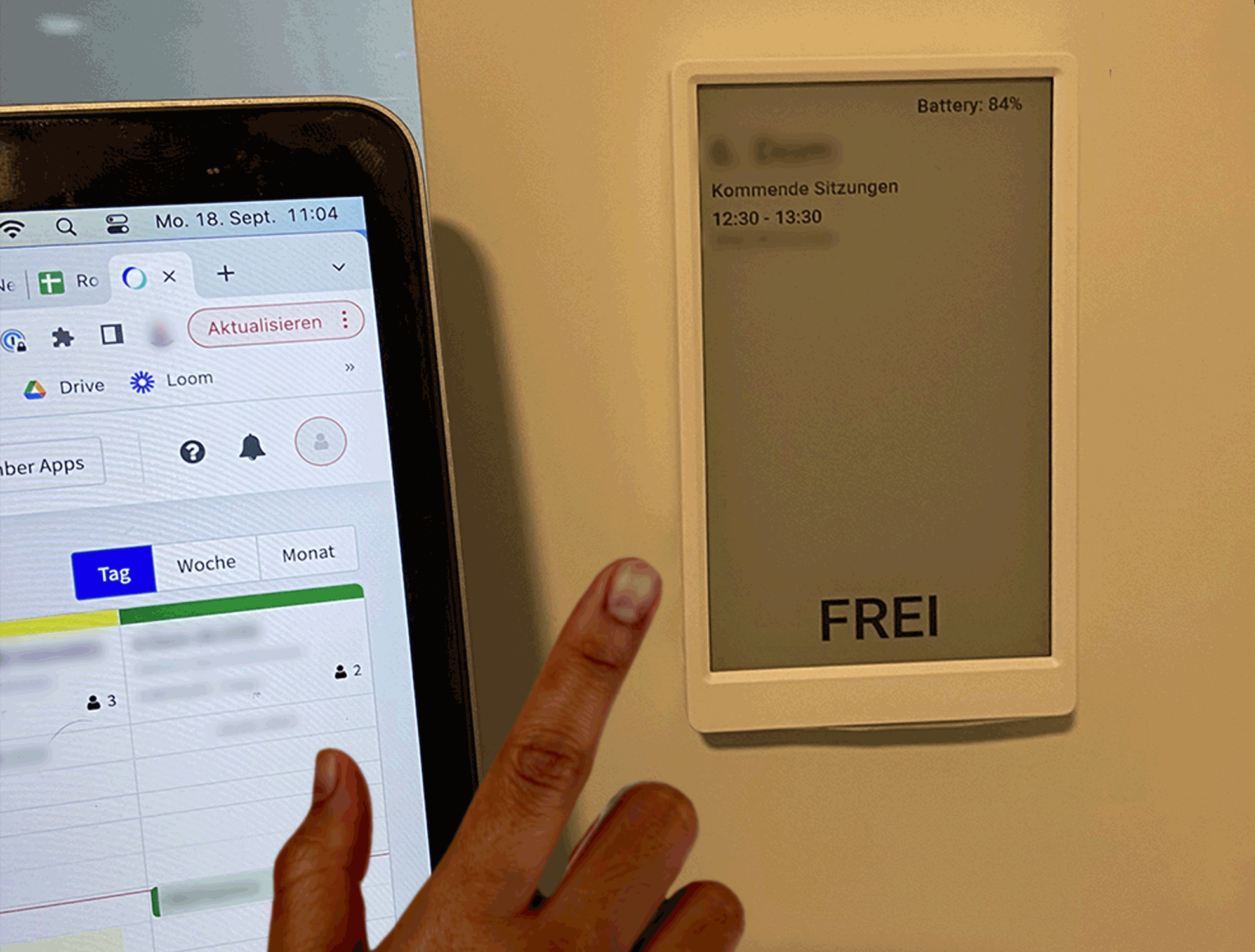 E-ink Landing Page » Meeting Room Schedule